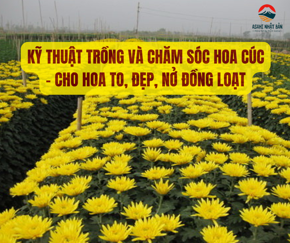 KỸ THUẬT TRỒNG VÀ CHĂM SÓC HOA CÚC – CHO HOA TO, ĐẸP, NỞ ĐỒNG LOẠT ...