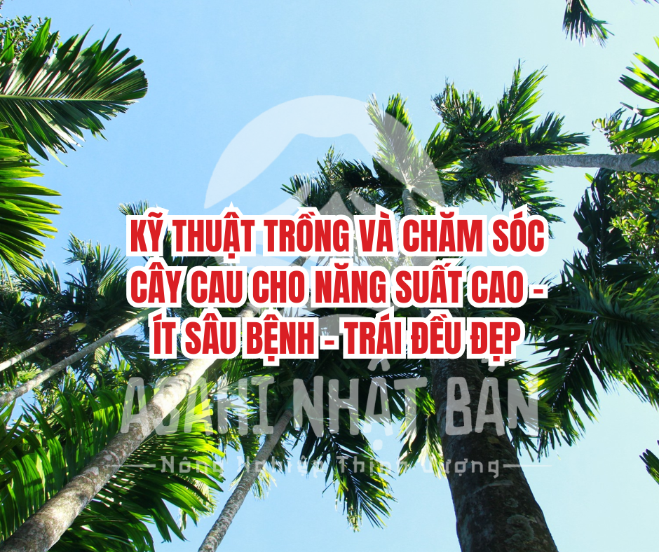 KỸ THUẬT TRỒNG VÀ CHĂM SÓC CÂY CAU CHO NĂNG SUẤT CAO – ÍT SÂU BỆNH ...
